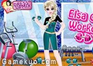 艾莎健身房減肥 - 小遊戲谷