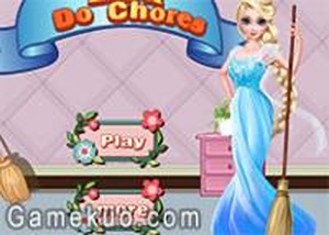 冰雪女王艾莎做家務 - 小遊戲谷